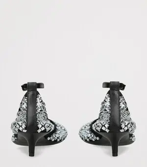 Christopher Esber Embellished Minette Mary Jane Heeled Sandals