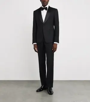 Emporio Armani Virgin Wool Tailored Trousers