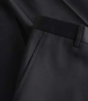Emporio Armani Virgin Wool Tailored Trousers