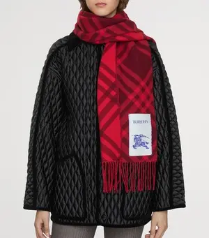 Burberry Cashmere Check Scarf