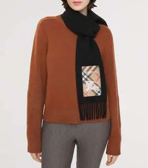 Burberry Cashmere Check Scarf