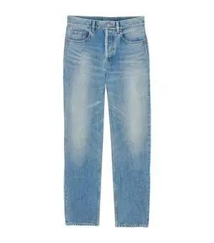 Saint Laurent Mick Long Jeans - Blue
