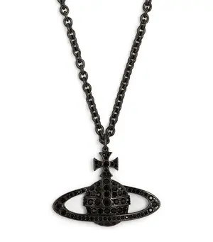 VIVIENNE WESTWOOD Embellished Bas Relief Necklace - Silver