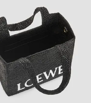Loewe X Paula's Ibiza Medium Font Tote Bag - Black