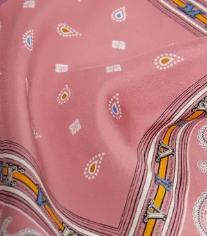 Max Mara Silk Printed Scarf - Beige