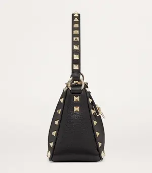 Valentino Garavani Small Rockstud Shoulder Bag - Black