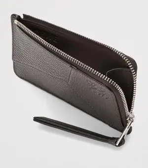 Loewe Leather Puzzle Coin Card Holder - Grey