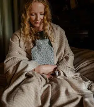 ARAMINTA CAMPBELL Small Alpaca-blend Hot Water Bottle