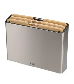 JOSEPH JOSEPH Set Of 3 Folio Steel Chopping Boards - Metallic