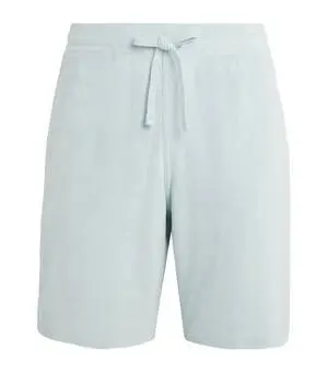 Vilebrequin Cotton-blend Terry Bermuda Shorts - Blue