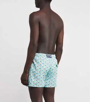 Vilebrequin Turtle Print Moorise Swim Shorts - Blue