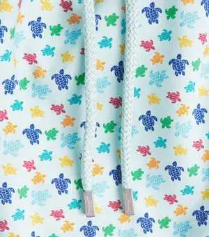 Vilebrequin Turtle Print Moorise Swim Shorts - Blue