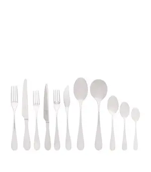 CARRS SILVER Vision Plated 84 Piece Set - Silver