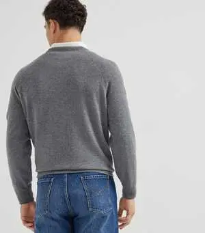 Brunello Cucinelli Cashmere Crew Neck Sweater
