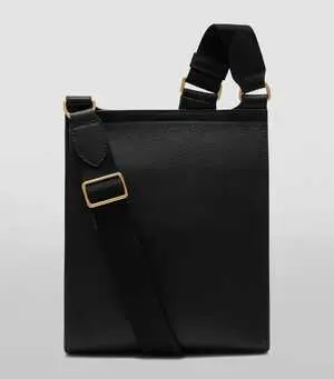 Mulberry Medium Leather Antony Messenger Bag - Black