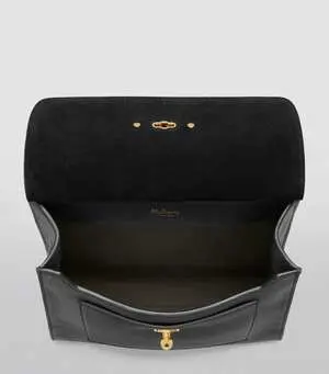 Mulberry Medium Leather Antony Messenger Bag - Black