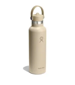 HYDRO FLASK Standard Mouth Bottle With Flex Straw Cap - Neutral