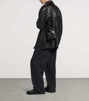 Balenciaga Leather Shopper Phone Holder