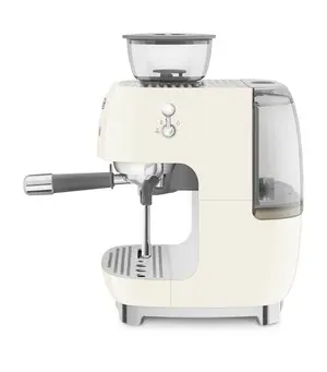 SMEG Egf03cruk Espresso Coffee Machine With Grinder - Neutral