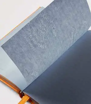 Smythson Mara Leather Croc-embossed Soho Notebook