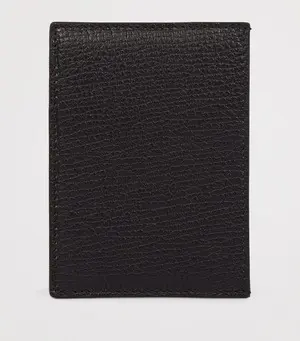 Smythson Calfskin Ludlow Card Holder - Black