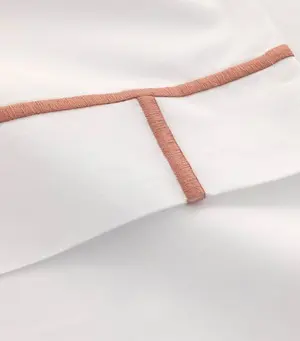 YVES DELORME Athena Santal Flat Sheet - Pink