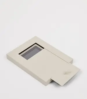 Smythson Calfskin Panama Double Frame - Ivory
