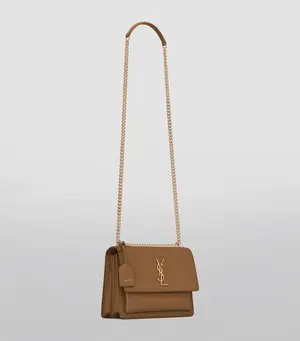 Saint Laurent Medium Sunset Shoulder Bag - Brown