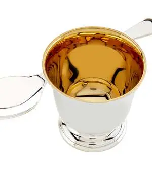 CARRS SILVER Sterling Egg Cup And Spoon In Presentation Case