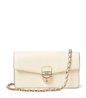 ASPINAL OF LONDON Mayfair Clutch Bag - Neutral
