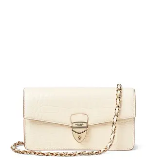ASPINAL OF LONDON Mayfair Clutch Bag - Neutral