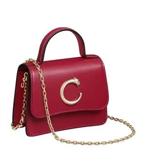 Cartier Panthère De Top-handle Bag - Red