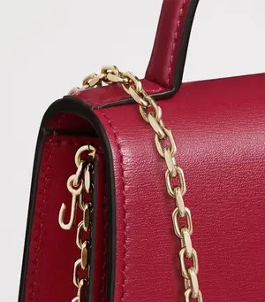 Cartier Micro Leather Panthère Top-handle Bag - Red