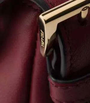 Prada Medium Leather Shoulder Bag - Red