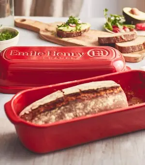 EMILE HENRY Ceramic Bread Loaf Baker