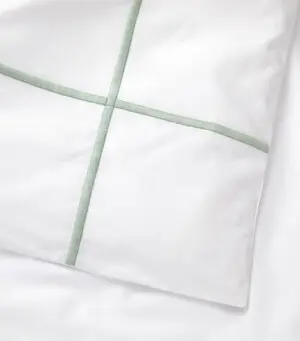YVES DELORME Cotton Athena Duvet Cover