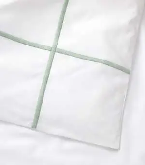 YVES DELORME Cotton Athena King Duvet Cover