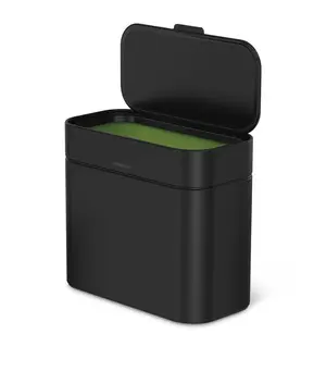 SIMPLEHUMAN Stainless Steel Compost Bin - Black
