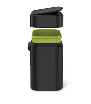 SIMPLEHUMAN Stainless Steel Compost Bin - Black