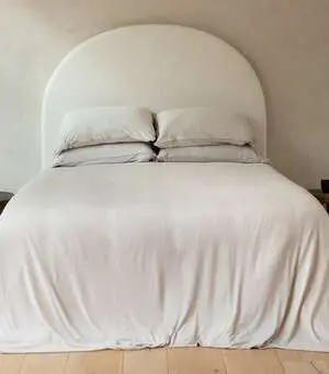 SHELEP Merino Jersey King Duvet Cover - Neutral
