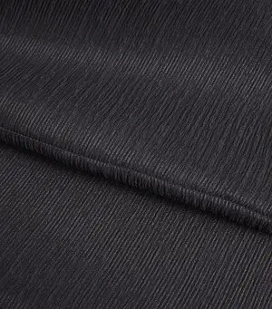 Eskandar Silk Plissé Flared Trousers
