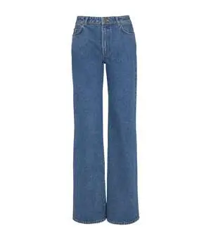 Balmain Elongated Straight Leg Jeans