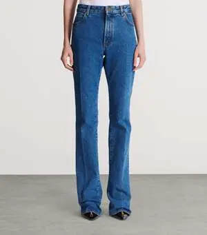Balmain Elongated Straight Leg Jeans
