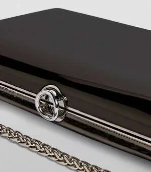 Jeffrey Levinson Finley Mirrored Clutch Bag