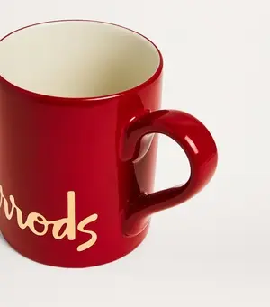 Harrods Logo Mug - Red