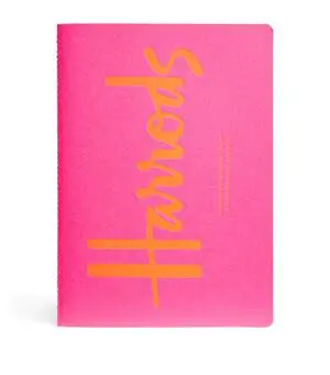 Harrods Logo A5 Notebook - Pink