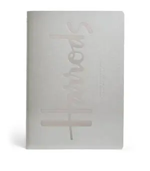 Harrods Logo A5 Notebook - Silver