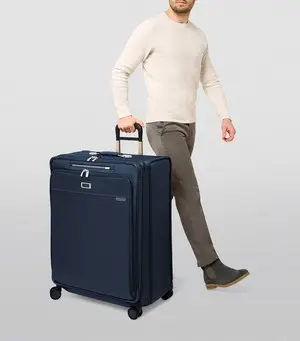 Briggs & Riley Baseline Extra Large Expandable Spinner Suitcase - Navy