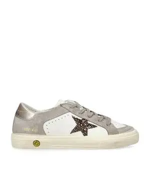 GOLDEN GOOSE May Suede And Leather Sneakers