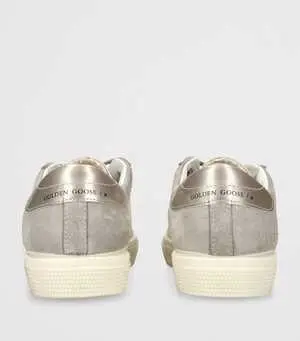 GOLDEN GOOSE May Suede And Leather Sneakers